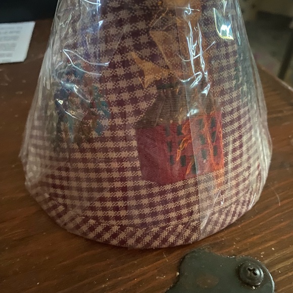 Accents | Table Top Primitive Plaid Folk Art House Weeping Willow Tree ...